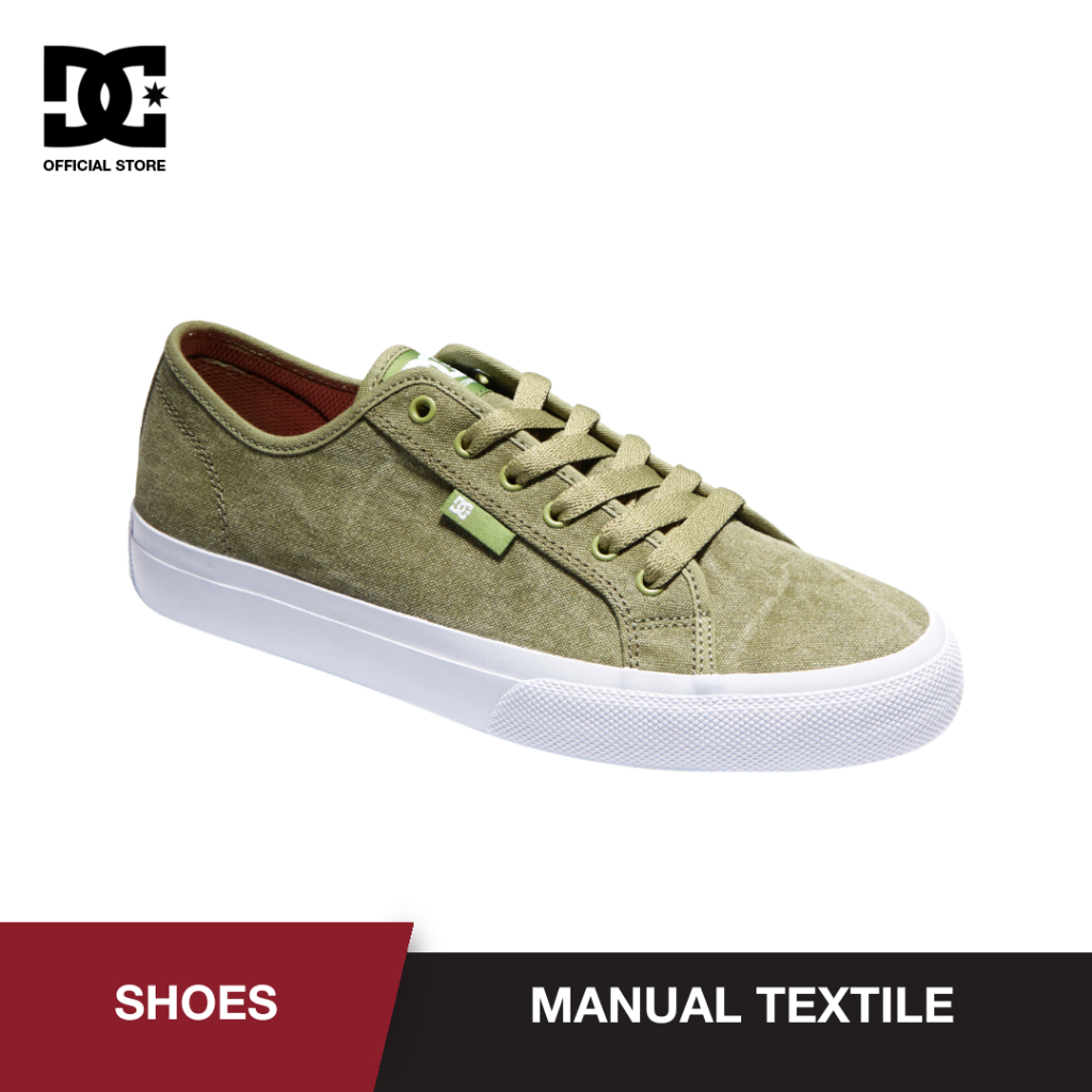 DC Shoes Manual Textile Shoes - Dusty Olive | Shopee Malaysia