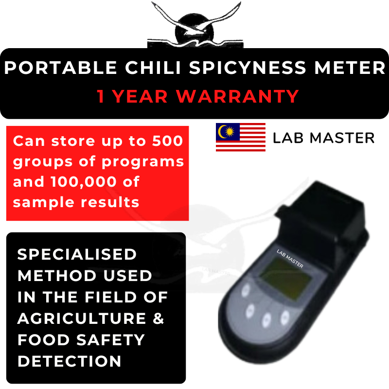 LAB MASTER/MALAYSIA Portable Benchtop Chili Spicyness Tester Meter for ...