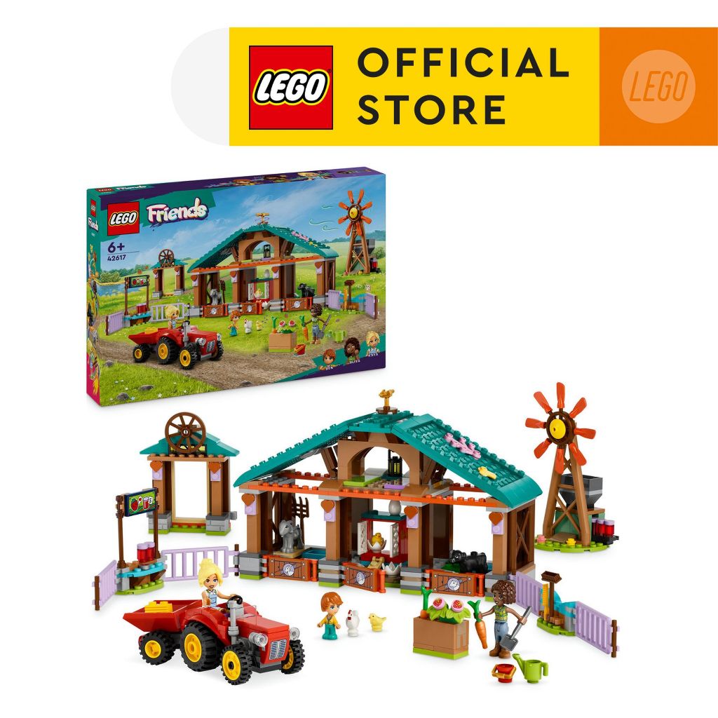 LEGO Friends 42617 Farm Animal Sanctuary Toy (489 Pieces) | Shopee Malaysia