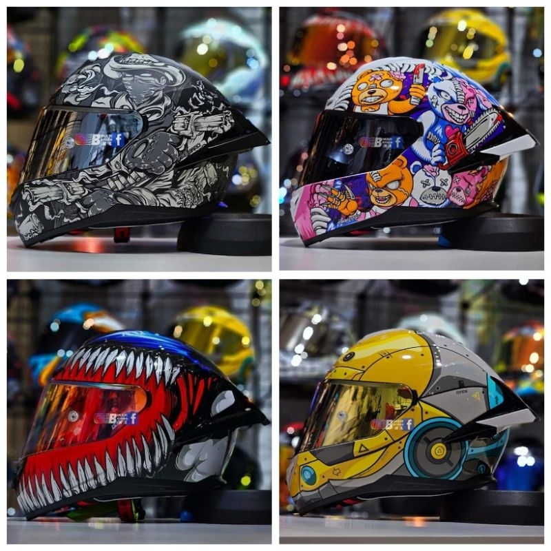 Original GSB S-361GT Full Face Helmet | Shopee Malaysia