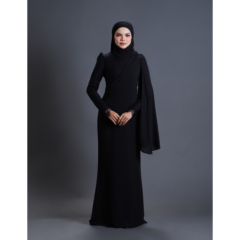 BRYNDA DRESS HIJABISTAHUB / BAJU TUNANG /BAJU BRIDESMAID/ BAJU DINNER ...