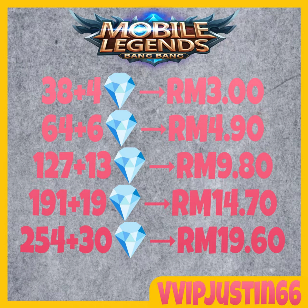 JOKI ML Mobile legends 4 Boost Rank Rank Push account /MBLL BOOSTING ...