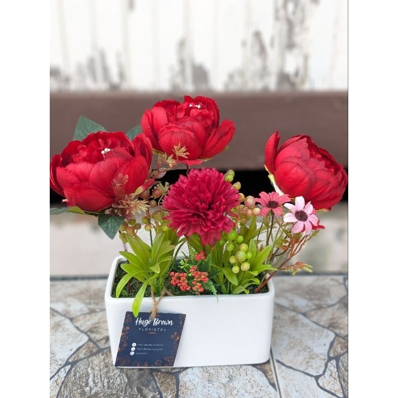 Gubahan Bunga Meja Makan Rose | Shopee Malaysia