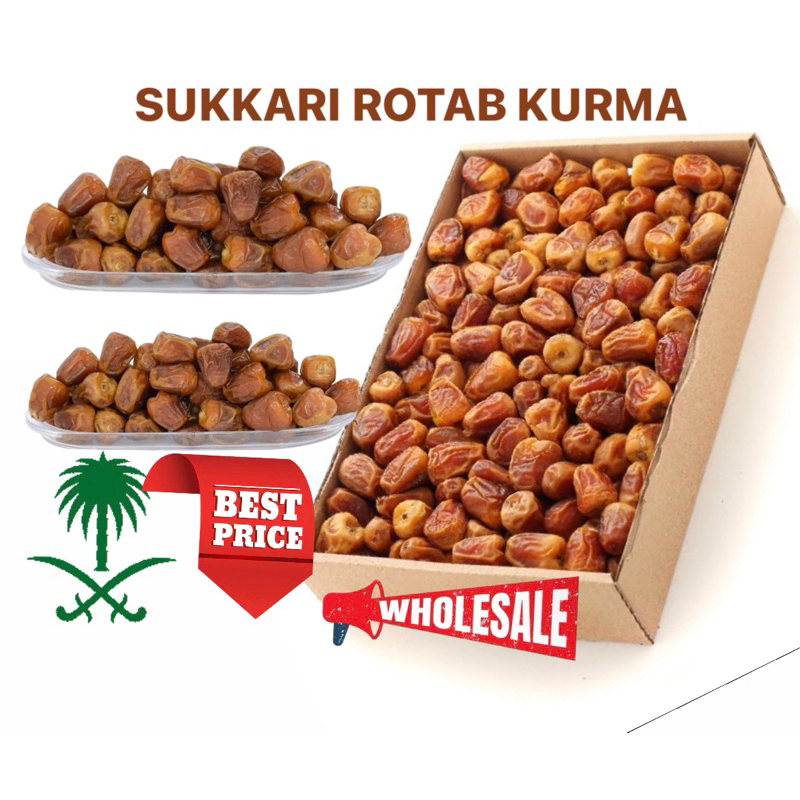 kurma SUKKARI from Sudia Al Qassim ( rotab) 3KG sukkary Dates Saudi ...