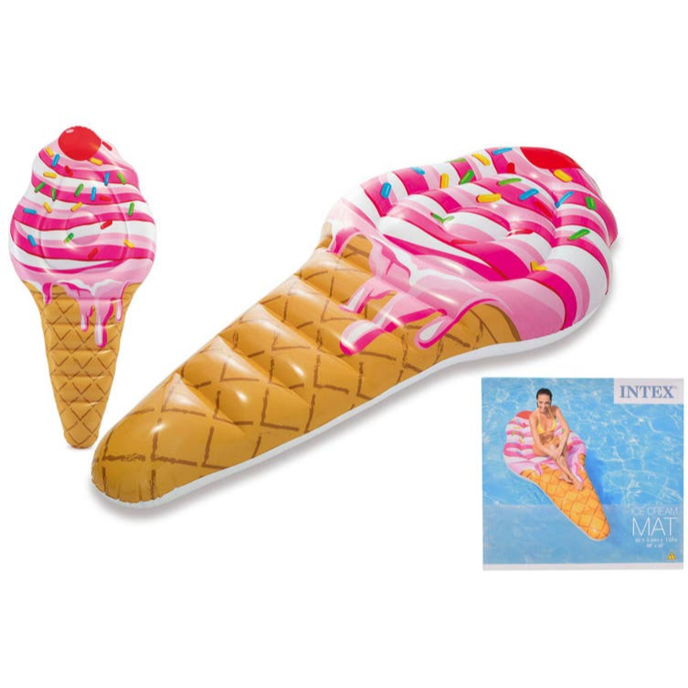ICE CREAM SWIMMING POOL FLOATIE | INTEX ICE CREAM POOL FLOAT (70"X32 ...