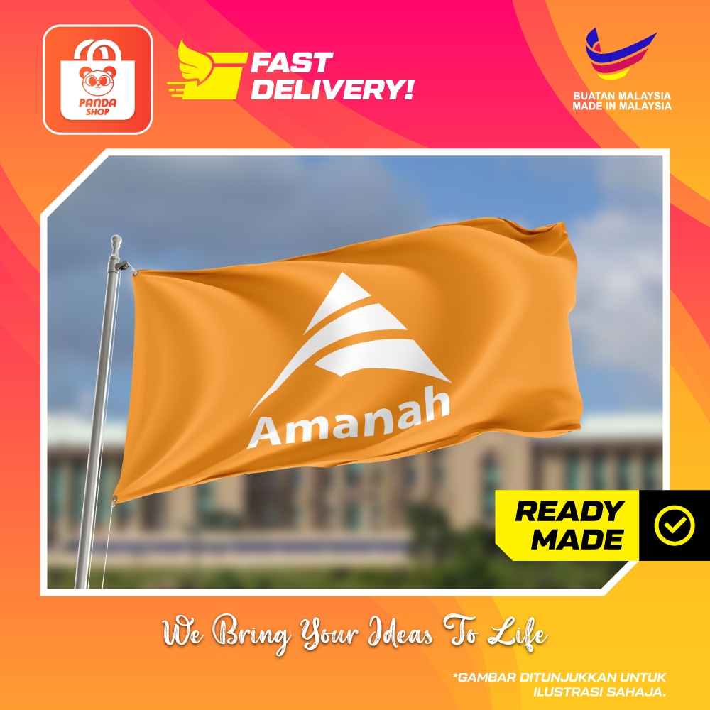PRINTING AMANAH FLAG (BRING YOUR IDEAS TO LIFE) | Shopee Malaysia