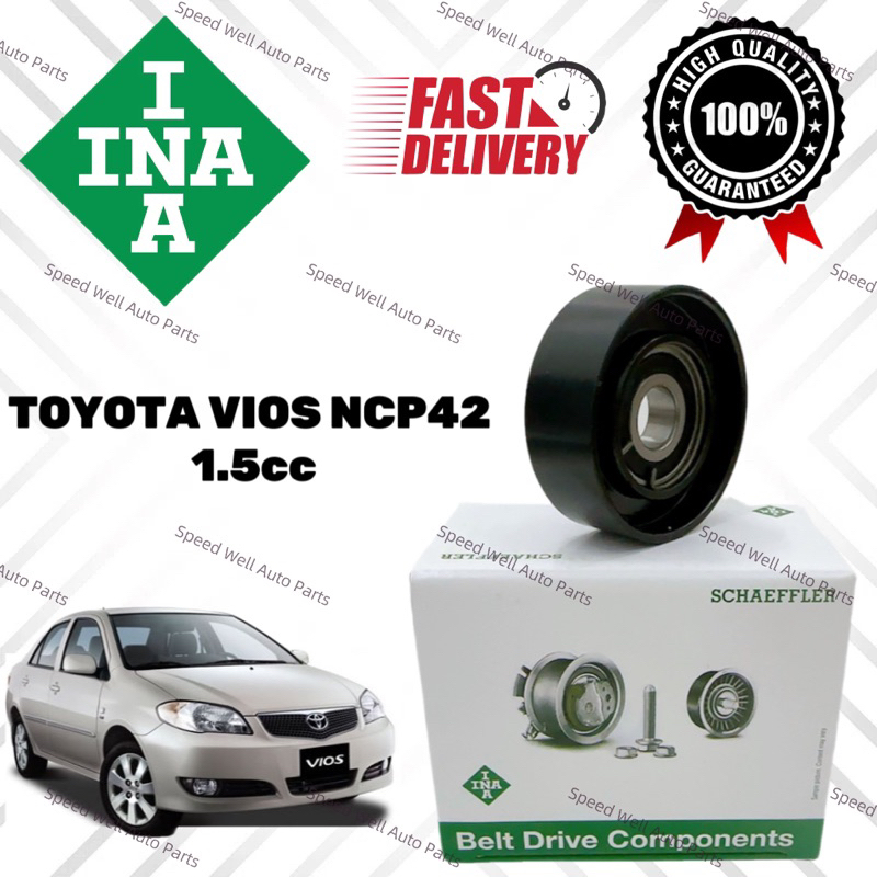 INA OEM (16603-23022) TOYOTA VIOS NCP42 1.5cc FAN BELT/AIR COND/IDLER ...