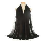 SHAWL HITAM LEMBUT Plain 💯 🔥 Shawl Berkualiti Mudah Bentuk Sejuk SCARF ...