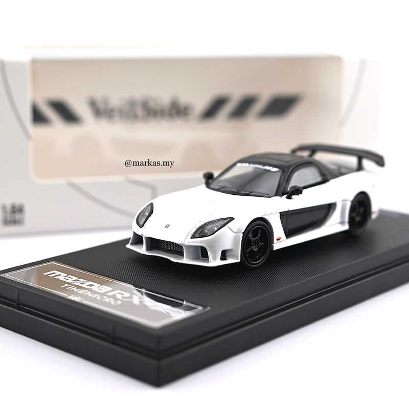 TIME MICRO 1/64 MAZDA RX-7 VEILSIDE WHITE | Shopee Malaysia