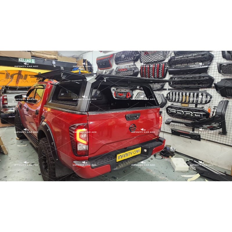 Nissan Navara Np300 / Navara 2021 Pro-4x Pro4x Fly Wing Canopy Metal ...
