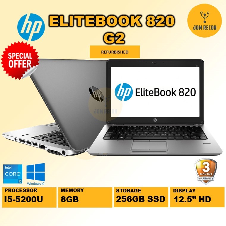 HP EliteBook 820 /Probook 440 G2 i5-5200U 8RAM 256SSD 12.5" /14' FHD ...