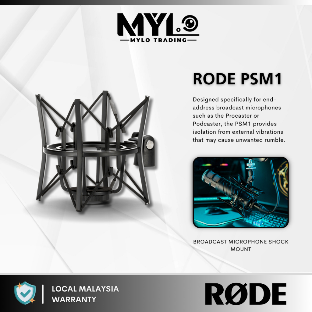 Rode PSM1 SM2 SM3R SM4R SM5 SM6 SM8 SMR | Shopee Malaysia