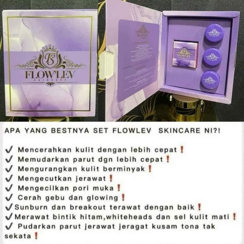 FLOW LEV SKINCARE LOOSE FLOW'LEV 🔥 | Shopee Malaysia