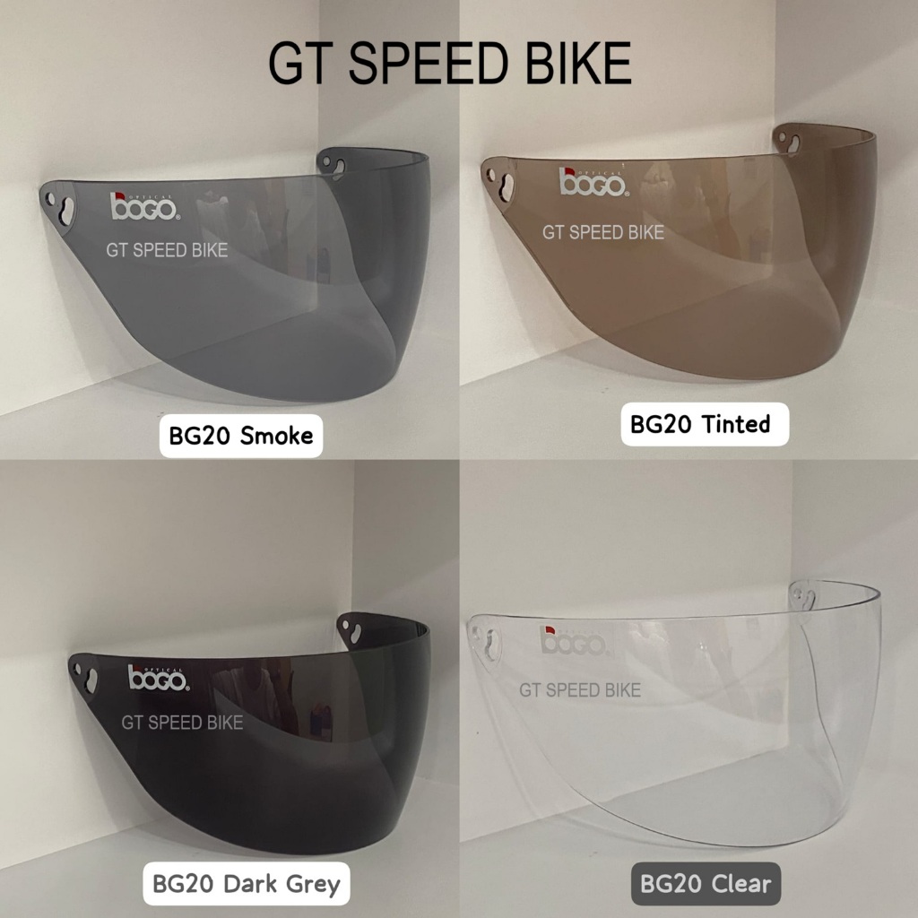 BOGO VISOR FOR SGV CRUISER/ RIDER 2/ XDOT G118/ VTEC JUNIOR (Clear, Tinted, Smoke, Dark GREY ...