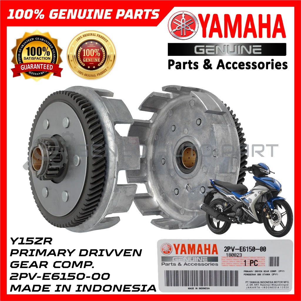 YAMAHA Y15ZR Y15 V1 & V2 YSUKU PRIMARY DRIVEN GEAR COMP [2PV-E6150-00] 100% ORIGINAL YAMAHA PART ...