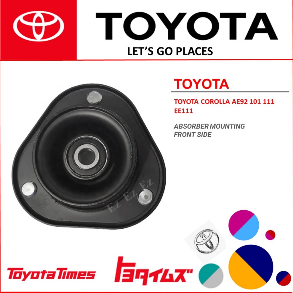 FRONT ABSORBER MOUNTING FOR TOYOTA COROLLA AE92 AE101 AE111 EE111 | Shopee Malaysia