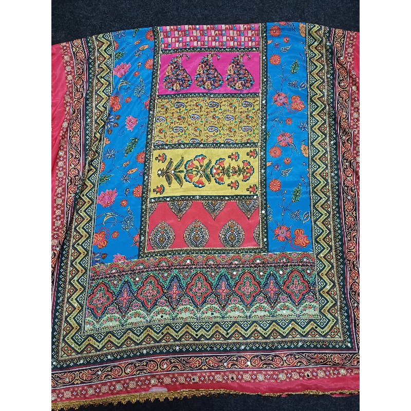 Pakistani Dupatta Phulkari Pakistani Scarf Selendang Pakistan Shawl A ...
