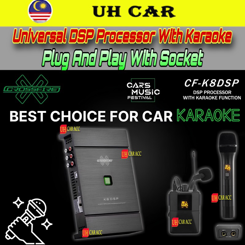 (CROSSFIRE CF-K8DSP) Universal Honda Toyota Mazda Proton Perodua ...