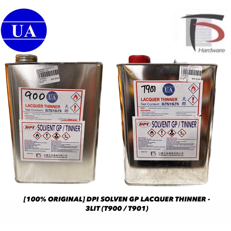 [100% ORIGINAL] DPI SOLVEN GP LACQUER THINNER - 3LIT (T900 / T901 ...