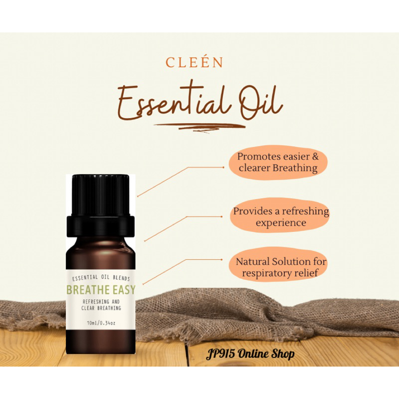 Cleén Breath Easy [Essential Oil Blends] 10ml | Shopee Malaysia
