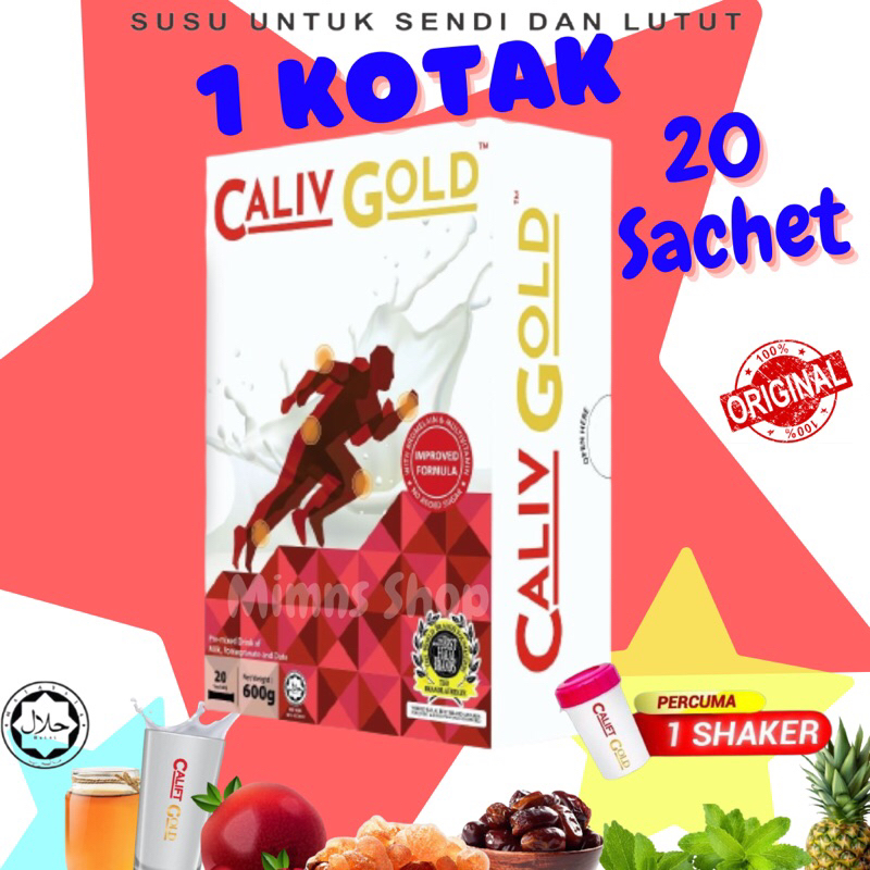 Caliv Gold Susu untuk SENDI dan LUTUT anda, formulasi dengan bahan ...