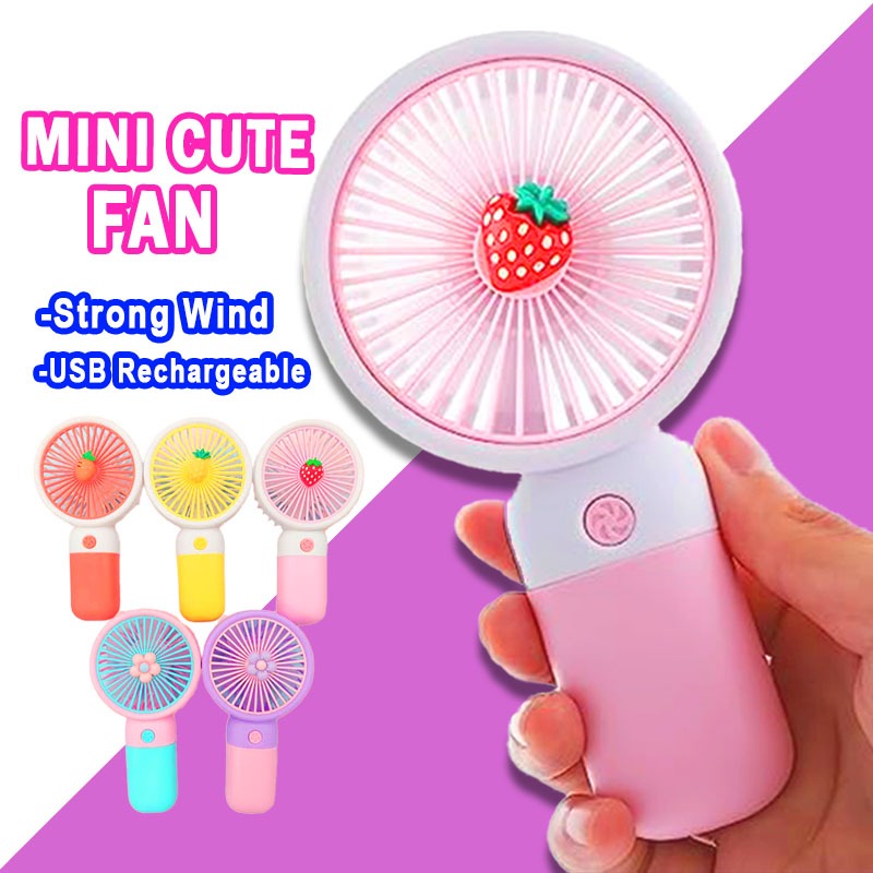 [MALAYSIA STOCK}Portable handheld fan mini fan USB Charging rechargeble ...