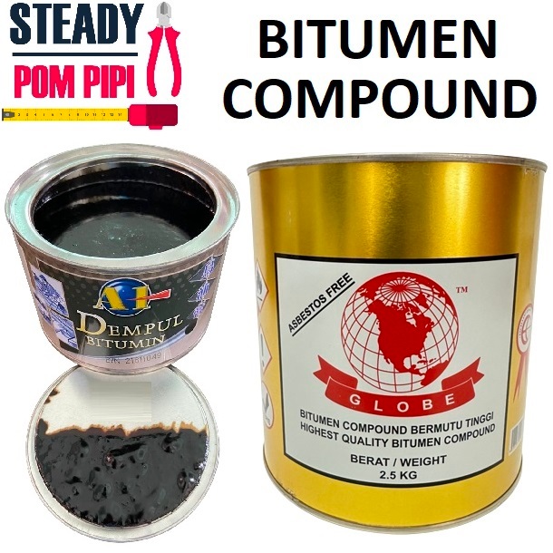 450G / 2.5KG BITUMINOUS COMPOUND / BITUMEN SEALANT / BITUMEN WATERPROOF ...