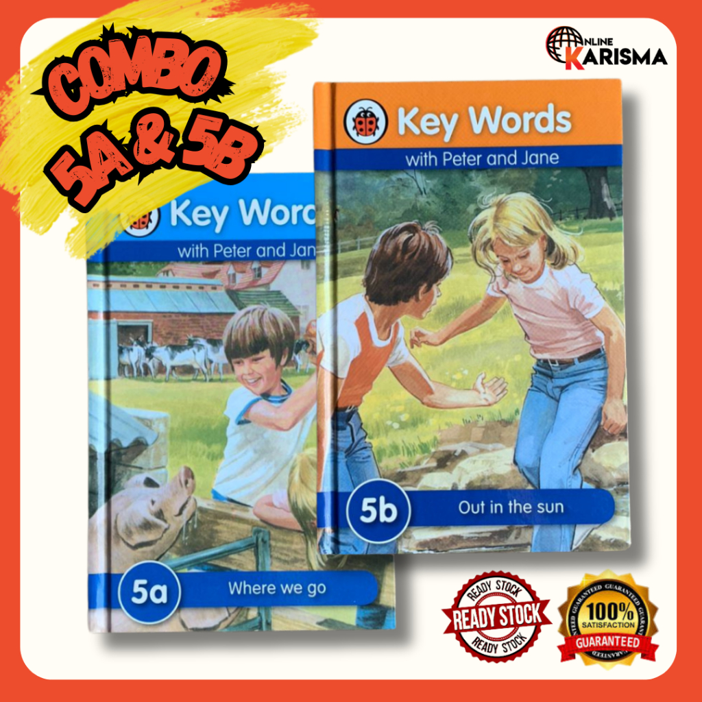 [Old Version] Peter and Jane 5a & 5b ( Hard Cover Book ) | Lady Bird | Reading Book | Shopee ...