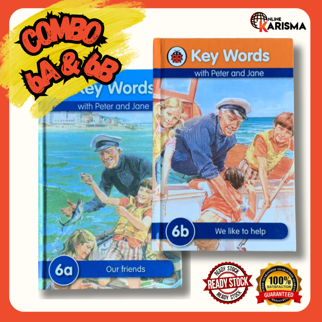 [Old Version] Peter and Jane 6a & 6b ( Hard Cover Book ) | Lady Bird | Reading Book | Shopee ...