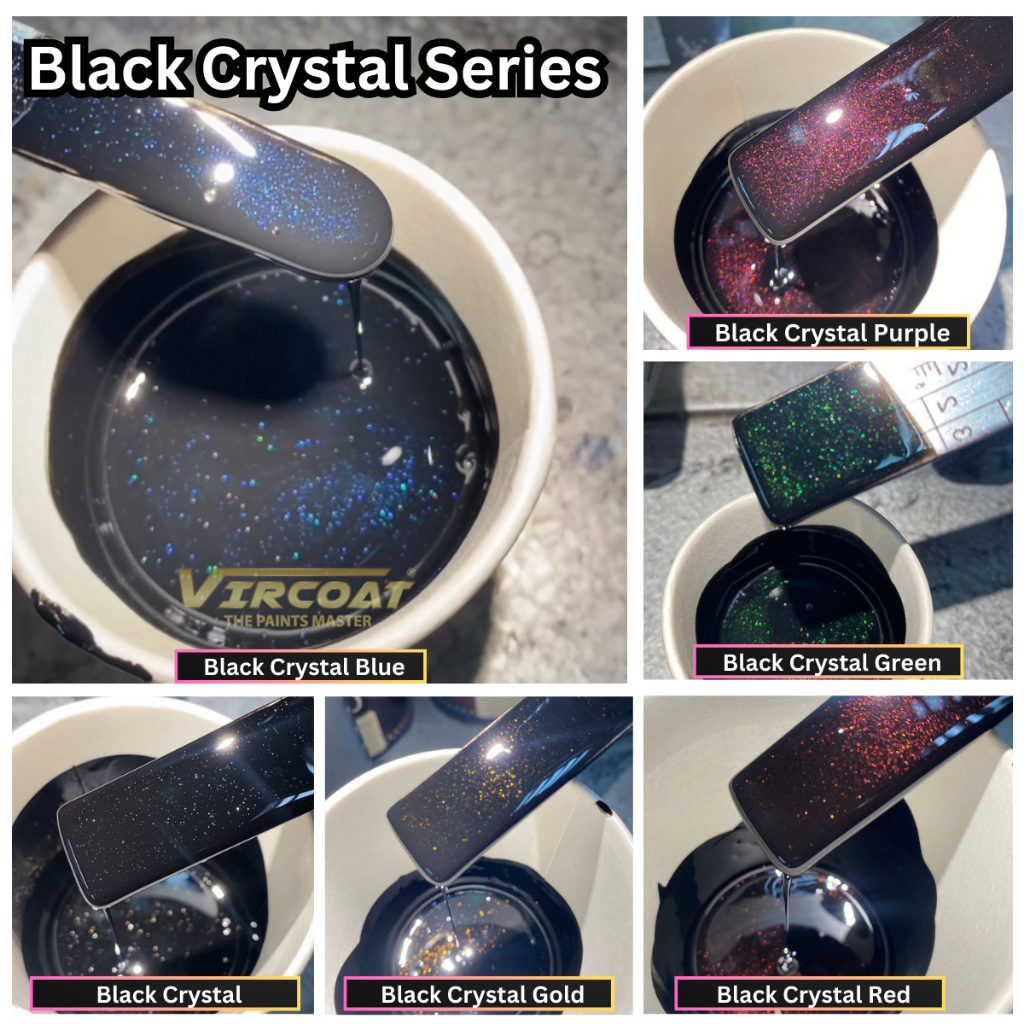 [Black Crystal Paint]⚫Vircoat Cat 2K Diamond 2K Aerosol DIY Cat Spray ...