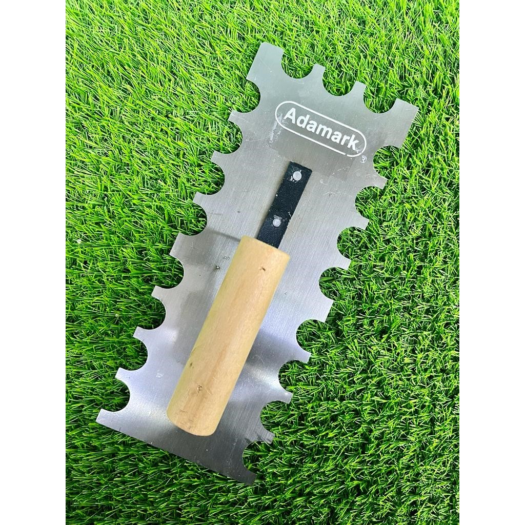 Trowel Big Teeth / Iron Plastering Trowel Kasar / Plaster Gigi Kasar ...