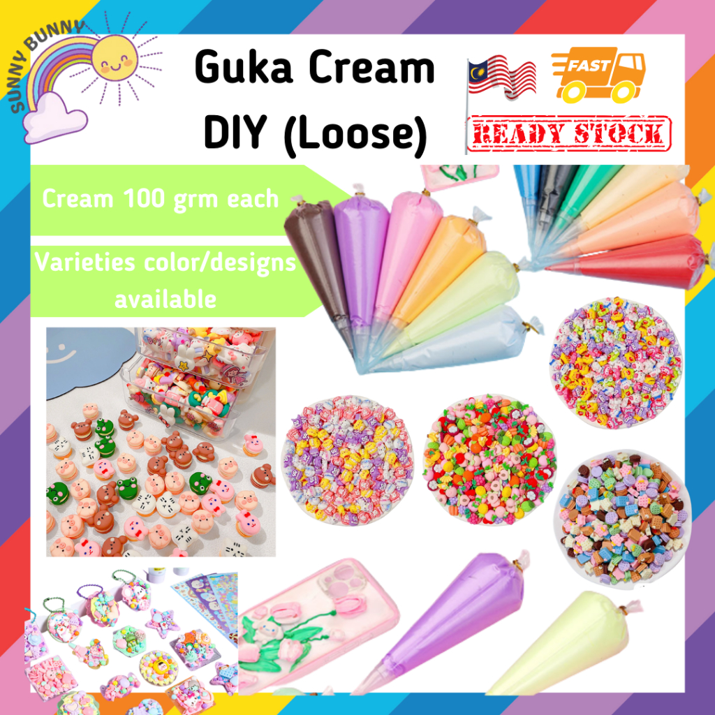 SUNNYBUNNY Guka cream glue color cream 100gram DIY material glue 3D ...