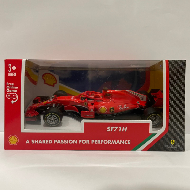 Bburago Shell V-Power Ferrari SF71H 1:43 F1 Car | Shopee Malaysia