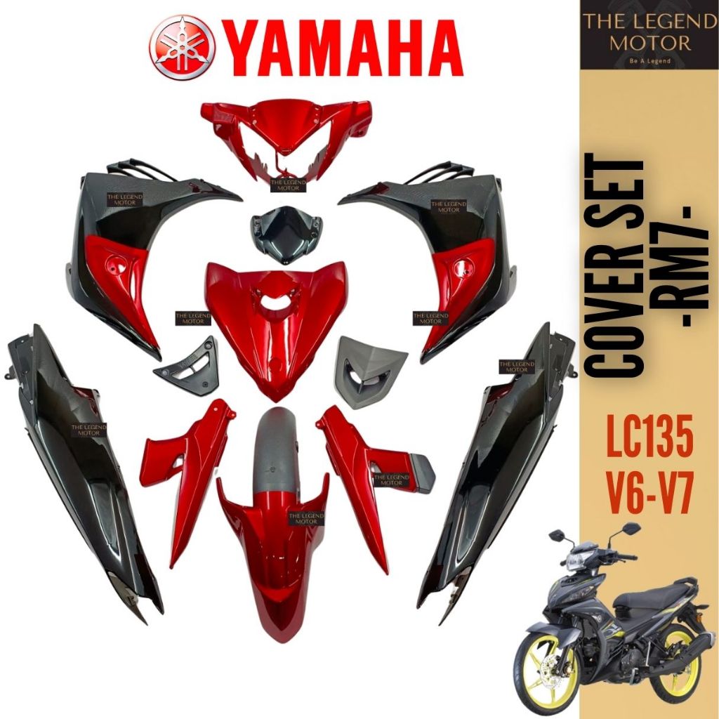 YAMAHA LC135 V6 V7 135LC Coverset Cover Set Body Caver Complete Nano ...