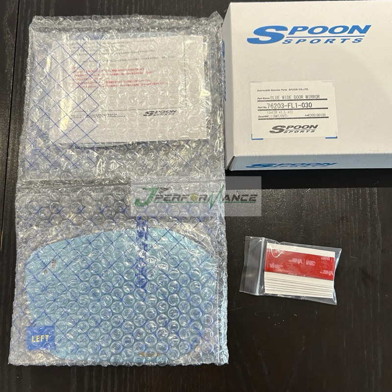 🇯🇵 SPOON Sports Civic FL1 FL4 FL5 FE Blue Side Mirror 💯 Original Spoon ...