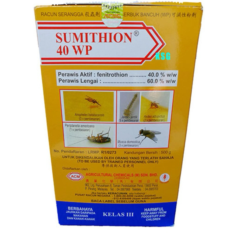 SUMITHION 40 WP 500G 💯 Original | Shopee Malaysia