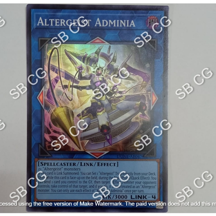 Duelist Nexus Asian-English "Altergeist Adminia" ( DUNE -AE047 ) | Shopee Malaysia