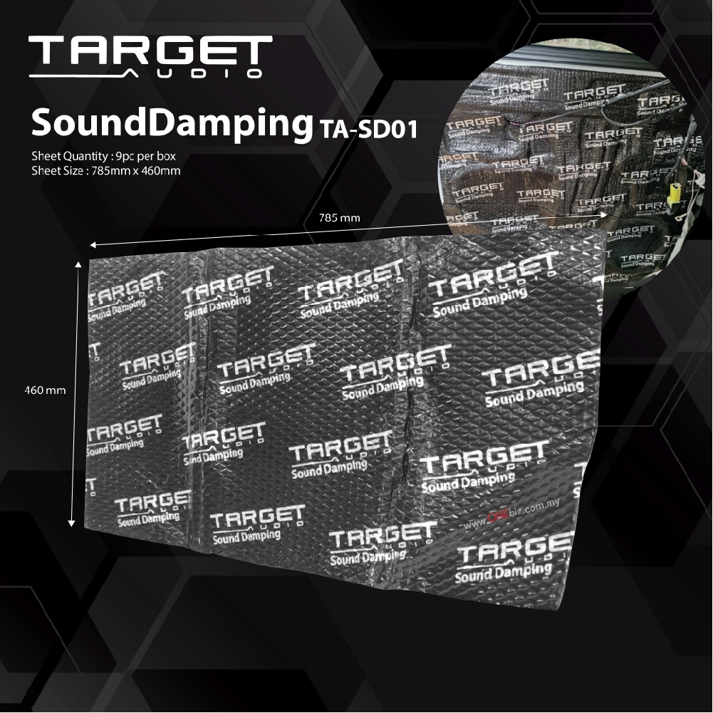 ***1 BOX / 9 PCS ****Target Audio Sound Damping - TA-SD01 | Shopee Malaysia