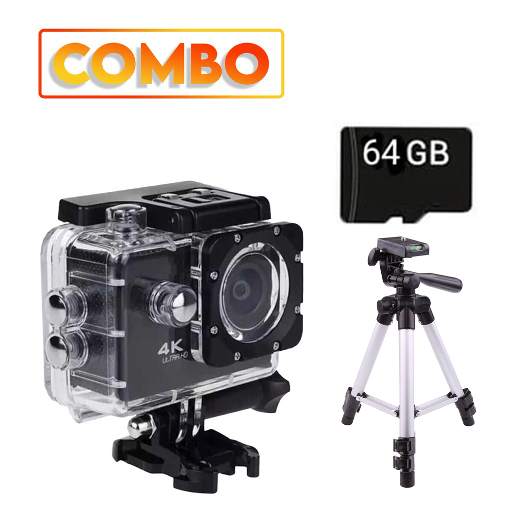 4K Ultra HD WiFi Action Camera 30M Underwater Video Recorder Waterproof ...