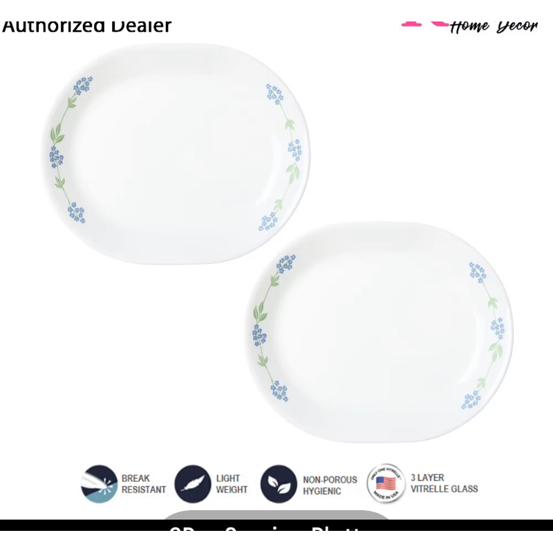 LOOSE HOT🔥 ITEMS Original corelle 2pcs bunga secret garden us desgin ...