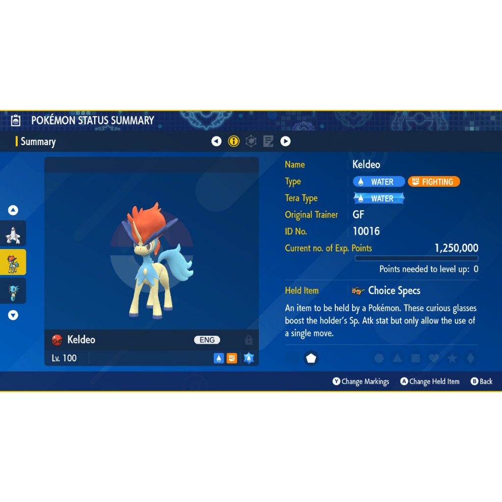 Pokemon Scarlet & Violet - 6IV Keldeo [Ranked Battle Best Build ...