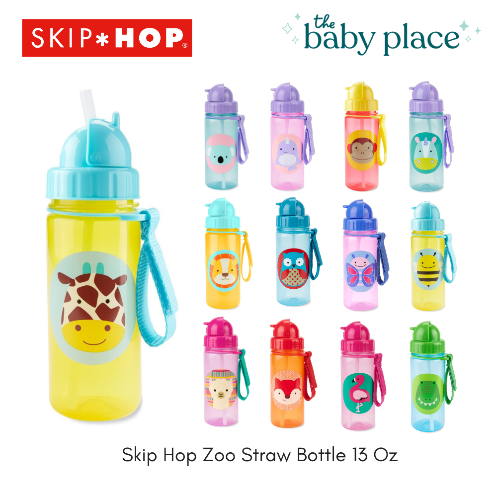 Skip Hop Zoo PP Straw Bottle 13oz | Shopee Malaysia
