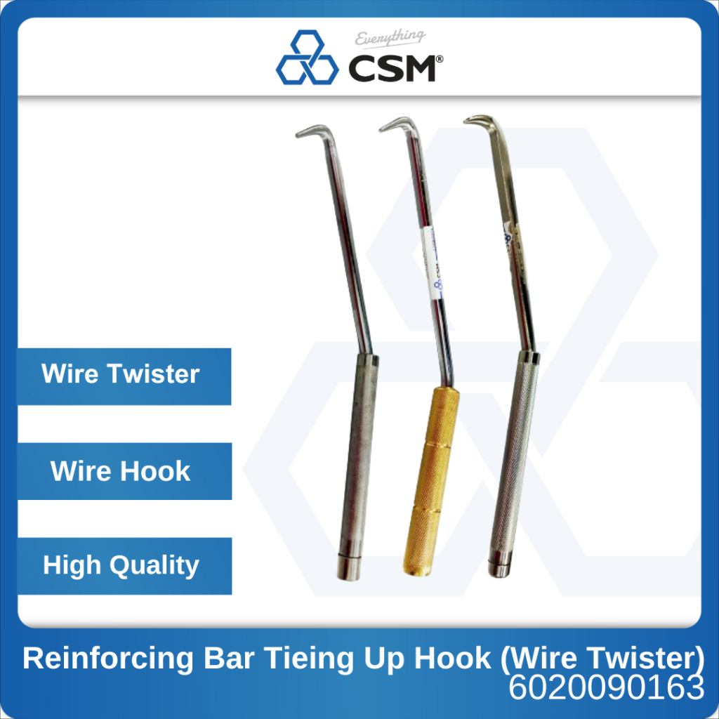 CSM Reinforcing Bar Tieing Up Hook Wire Twister / No.119 Isshin Japan ...