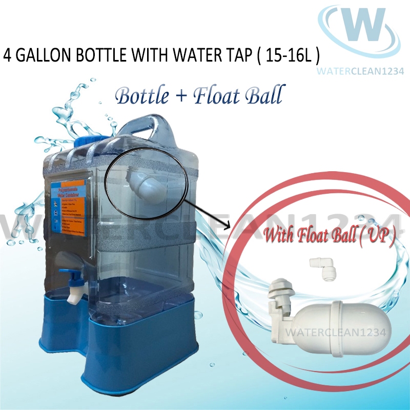 4 GALLON BOTTLE POLYCARBONATE WATER CONTAINER (16LITER), Water Storage ...
