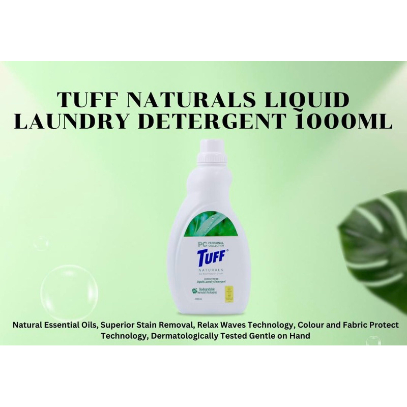 LAUNDRY DETERGENT ( PERSONAL COLLECTION )Tuff Naturals Liquid Laundry ...
