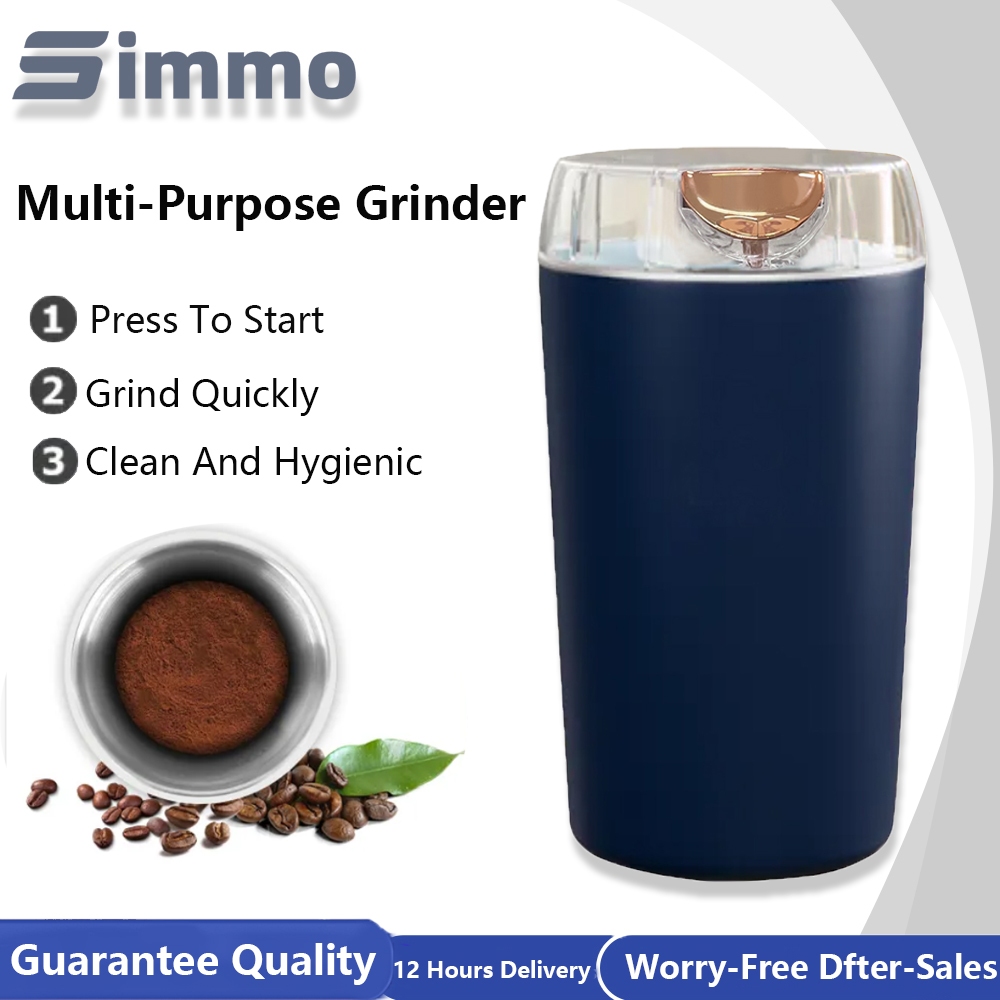 Simmo Portable Electric Grinder Large Capacity Coffee Bean Grinder ...