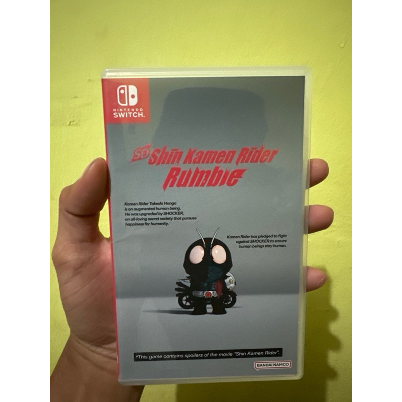 SD Shin Kamen Rider Rumble (Physical) (Nintendo Switch) (Used) | Shopee ...