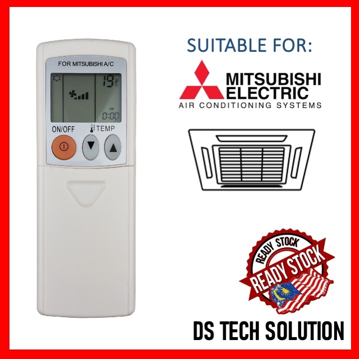 MITSUBISHI CEILING CASSETTE AIRCOND REMOTE CONTROL REPLACEMENT MIT-18 ...