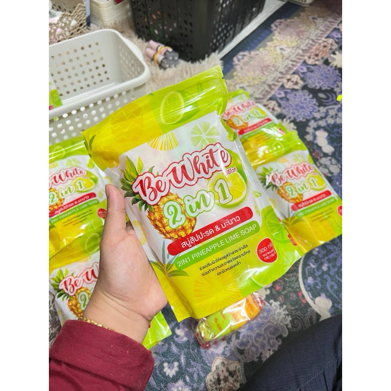 💯 ORIGINAL | SABUN NENAS VIRAL | BE WHITE | Shopee Malaysia