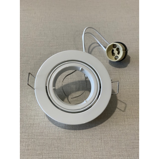 GU10 Adjustable halogen downlight (casing only) GL/302/LV | Shopee Malaysia